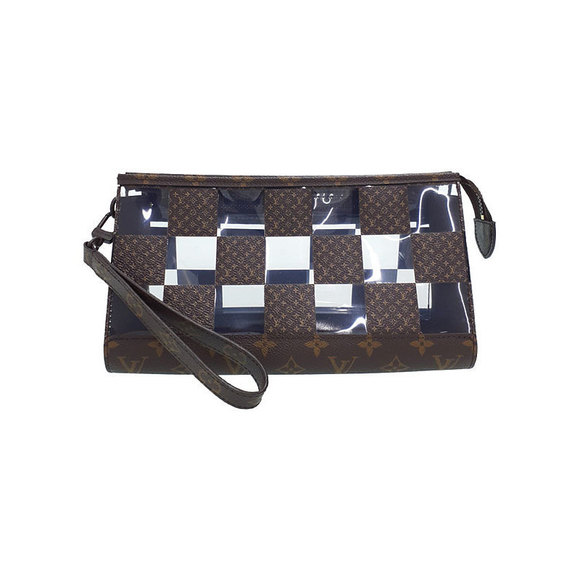Louis Vuitton | Bags | Louis Vuitton Chess Stand Pouch Clutch Bag ...